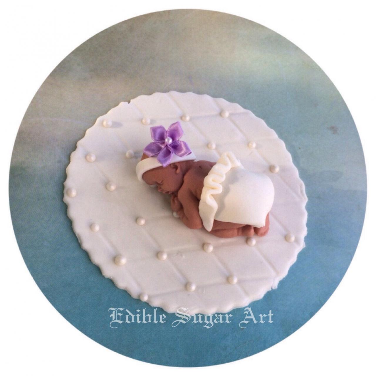 Fondant Baby Shower Cake Topper on Luulla