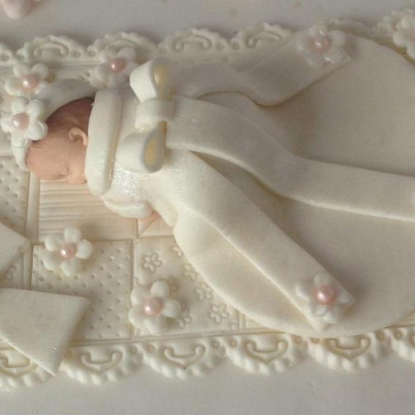 Christening Cake Topper Girl on Luulla